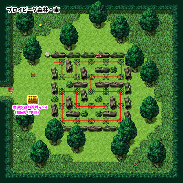 深淵の森RPG2攻略-攻略チャート（第三章）